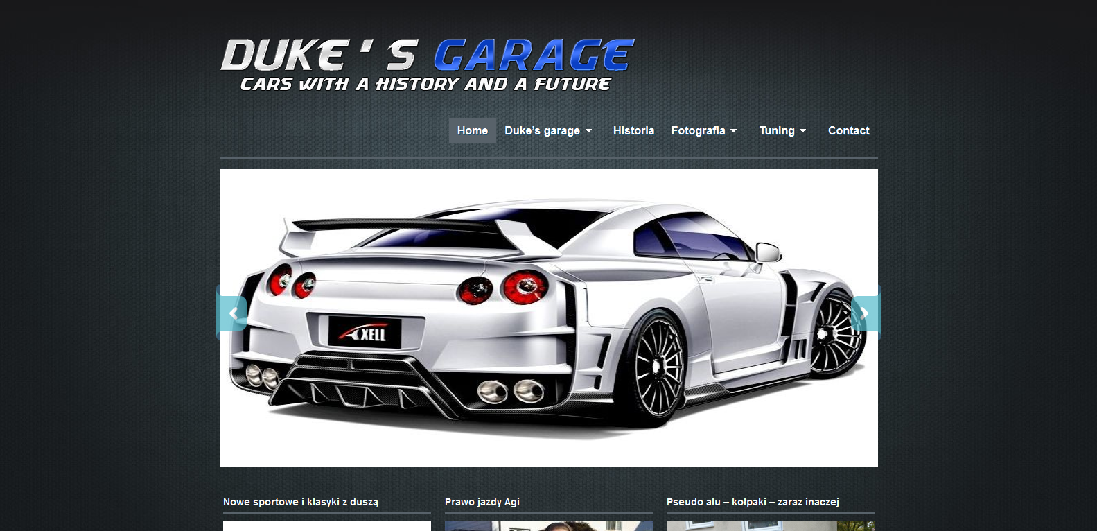 Logowanie za pomocą Facebook’a – Duke's Garage
